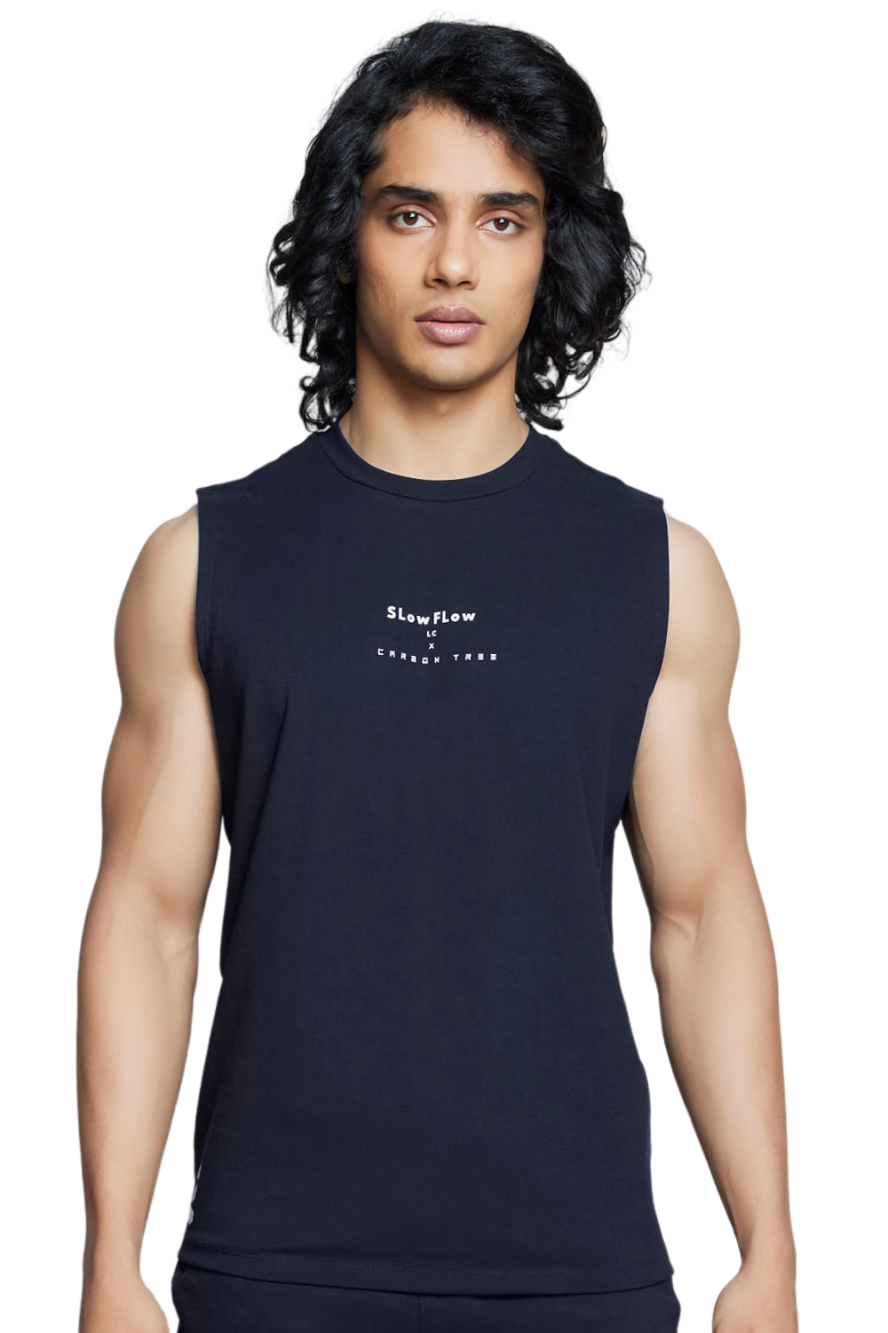 Organic Cotton Gym Tank (Carbon Black)